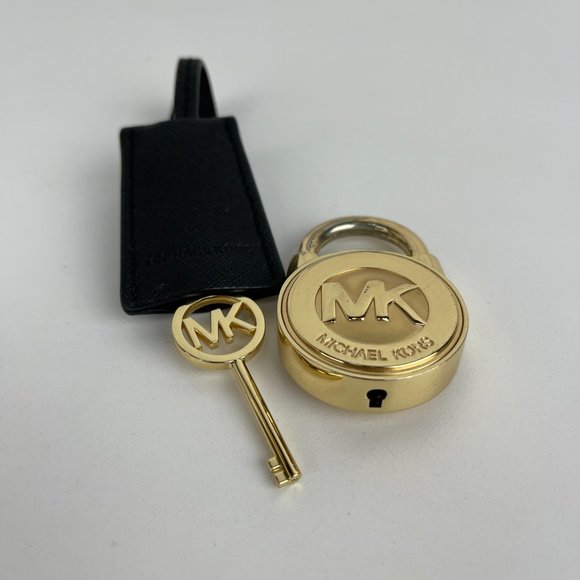Michael Kors | Bags | Michael Kors Original Goldtone Lock And Key ...